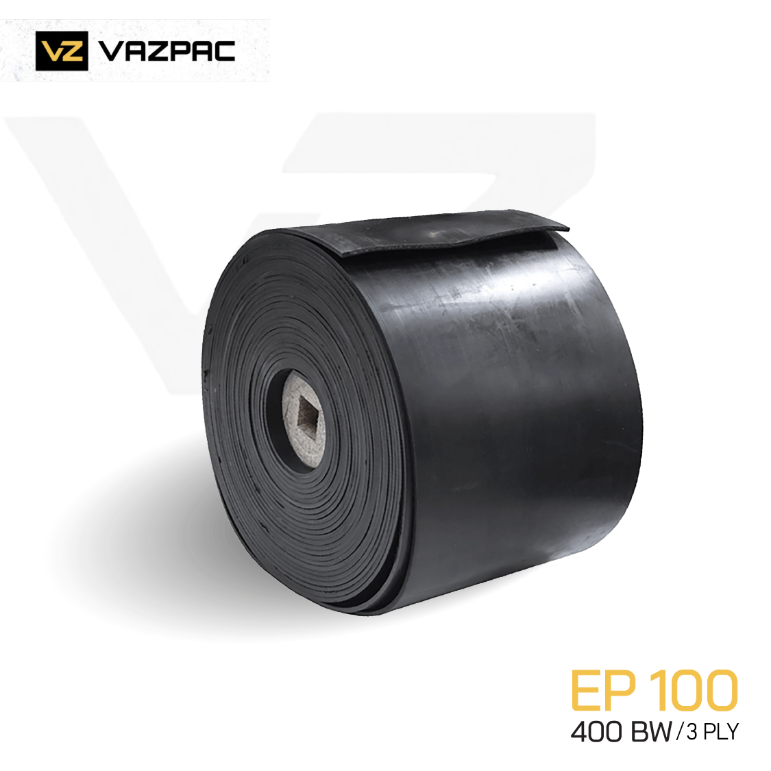 VAZPAC EP100 Rubber Conveyor Belts 3 Ply BW 400 - Central Technic